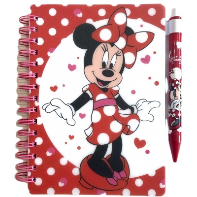 Minnie Mouse notebook and Pen, Disneyland Paris