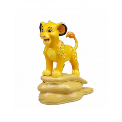 Simba trinket box with Swarovski Crystals, by Arribas Disneyland Paris