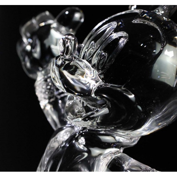 Mickey Mouse Large Glass Figure, by Arribas Glass Collection