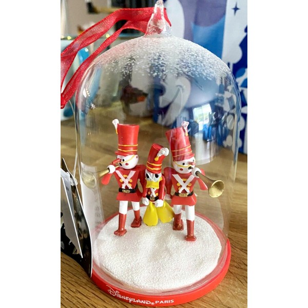 Disneyland Paris Donald Duck Christmas Bauble Dome