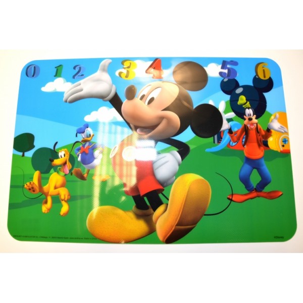Mickey Mouse Clubhouse numbers Placemat